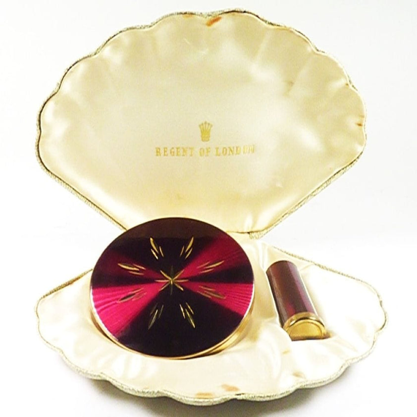 Rare Unused Regent Of London Clamshell Vanity Set – The Vintage Compact ...