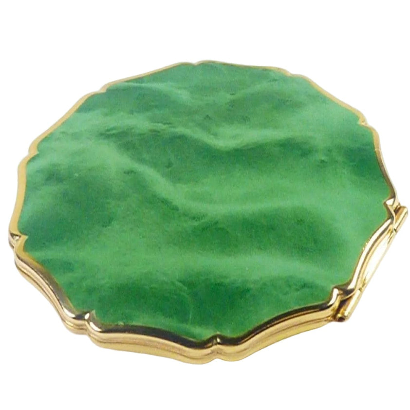 Unused Green Marble Effect Enamel Stratton Powder Compact 1970s – The ...