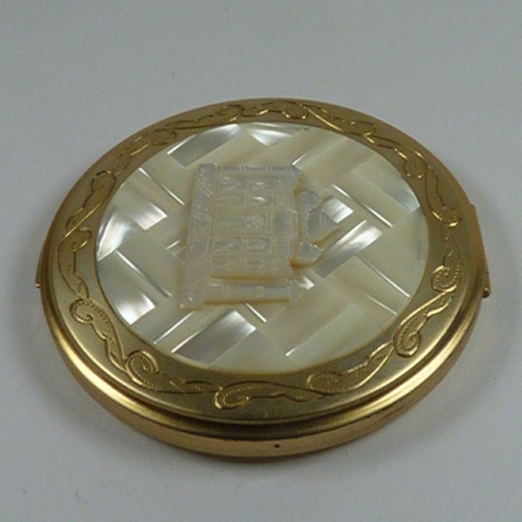 Taj Mahal Compact Mirror Vintage Japanese Mother Of Pearl – The Vintage ...