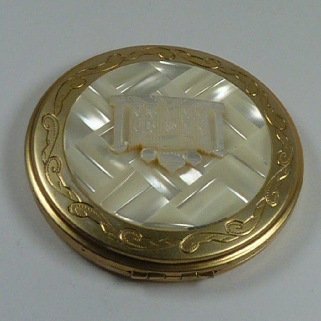 Taj Mahal Compact Mirror Vintage Japanese Mother Of Pearl – The Vintage ...
