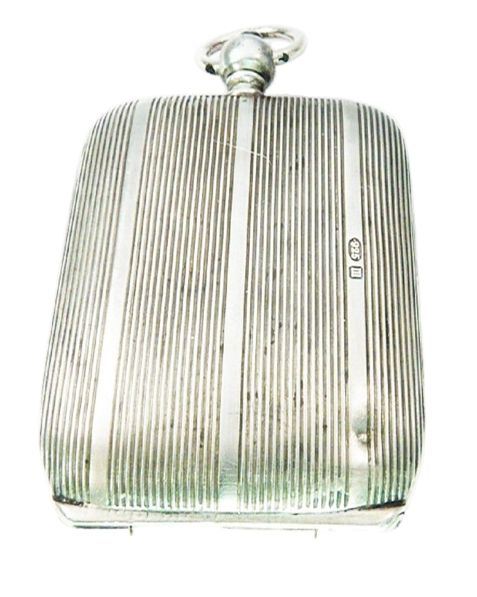 Small Hallmarked Sterling Silver Compact Mirror With Locket Compartmen ...