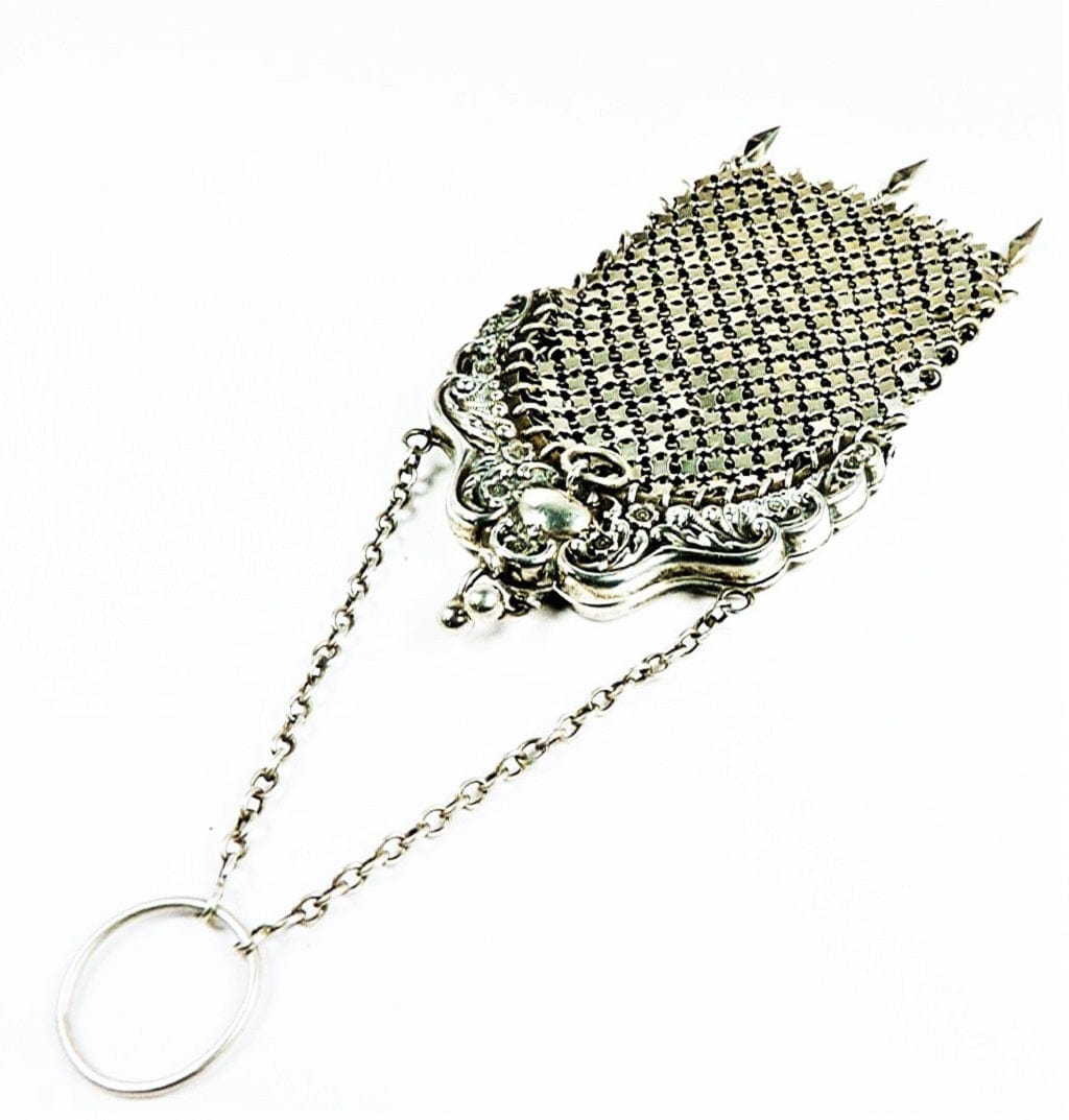 Impressive Sterling Silver Art Nouveau Mesh Purse 1900s – The Vintage ...