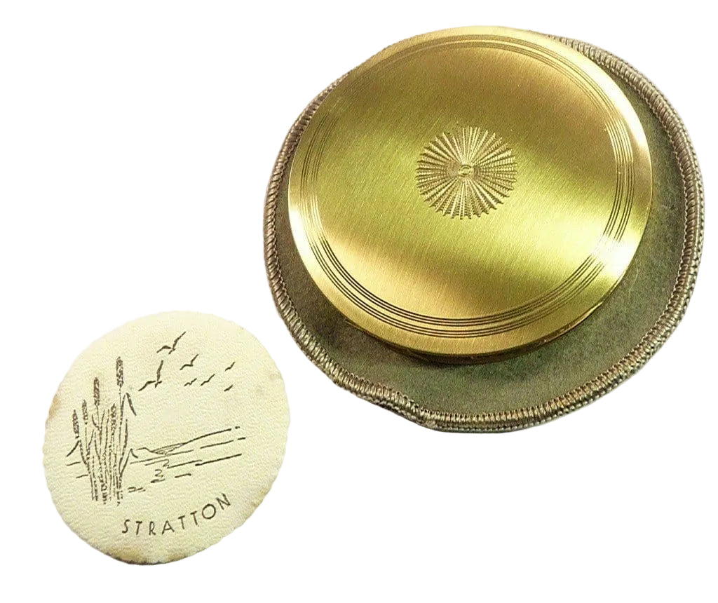 Rare Vintage Stratton Puff And Loose Powder Compact 1950s Refillable L ...